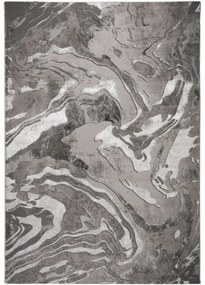 Hans Home | Kusový koberec Eris Marbled Silver - 300x400