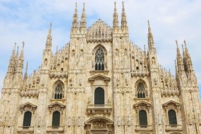 Obraz katedrála v Miláně - 120x80 cm