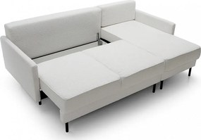 Casarredo - Komfort nábytek Rozkládací rohová sedačka AZULO látka Riviera 61, nohy zlaté
