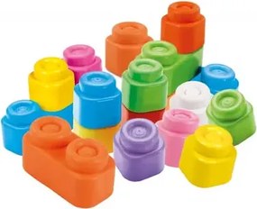 Clementoni Soft Clemmy 40 kostek v plastovém pytli / od 6 měsíců
