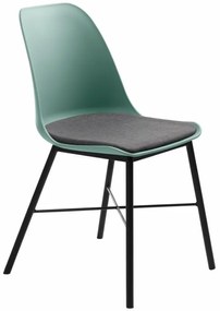OnaDnes -20% Zelená plastová jídelní židle Unique Furniture Whistler