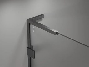 Mexen Lunar-B L sprchové dveře pravé 110 cm, transparentní, kartáčovaná šedočerná - 832SL-110-050-66-00-P