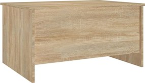 vidaXL Konferenční stolek 80x55,5x41,5 cm kompozitní dřevo [809677] Barva: bílá s vysokým leskem