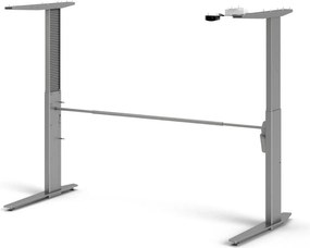 FALCO Výškově nastavitelné nohy stolu Office 448 silver grey