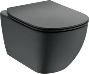 Ideal Standard Tesi - WC sedátko ultra ploché | softclose | černá