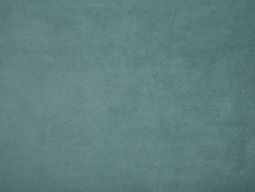 Pohodlná sametová lenoška Chesterfield v mátové barvě levá NIMES Beliani