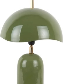 Tmavě zelená stolní lampa (výška 41 cm) Querido – Leitmotiv