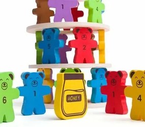 Bigjigs Toys Hra padající medvídci / od 3 let