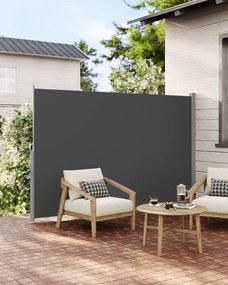 Boční markýza HORIZON na terasu, 200x350cm, šedá SongmicsHome