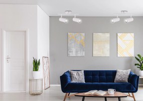 Bílé stropní svítidlo Colly pro žárovku 2x GU10  - Candellux