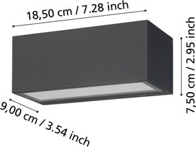 EG 900885 Venkovní nástěnné svítidlo SPONGANO 900885 - EGLO