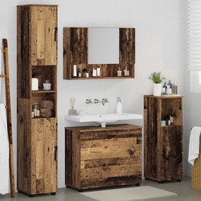 Sada koupelnového nábytku 4 ks Staré dřevo 35 x 30 x 192 cm 3393051