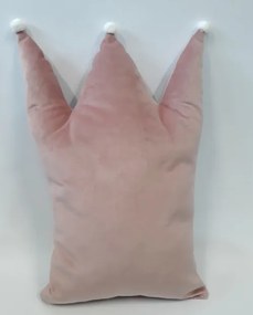 Lovegifts  Dekorační polštářek Korunka 30x48cm růžový