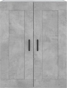 Skříň highboard betonově šedá 69,5x34x180 cm kompozitní dřevo 3199565