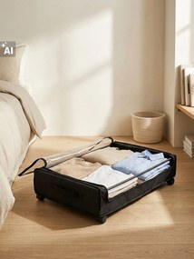 Sinsay - Úložný organizér pod postel na kolečkách - černá