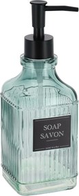 Dávkovač mýdla Savon, modrá/s černými prvky, 500 ml