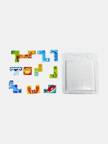 Sinsay - Puzzle se základní deskou a motivem vodních zvířat - modrá