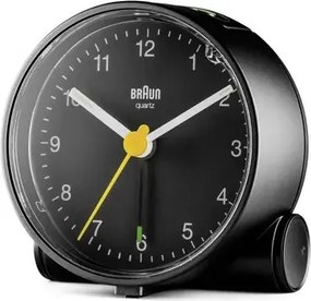 Braun BC01 černá / Klasický budík / 1x AA baterie