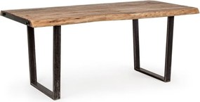 Jídelní stůl s deskou z akácie 90x180 cm Elmer – Bizzotto
