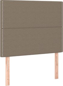 Box spring postel s matrací taupe 90x200 cm textil 3136489