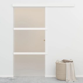 Posuvné dveře s měkkými zarážkami ESG sklo a hliník 90 x 205 cm 288056