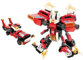 Qman Guardian of Star's Core 3102-1 Závodní auto "Scarlet Wings" 2v1