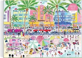 GALISON Puzzle South Beach Miami / 1000 dílků / 68,6 × 50,8 cm