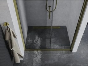 Mexen Apia posuvné sprchové dveře 110 cm, transparentní, zlaté - 845-110-000-50-00