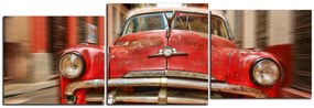 Obraz na plátně - Klasické americké auto - panoráma 5123D (120x40 cm)