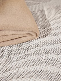 NORTHRUGS, Kusový koberec Duet Liora 106246 White/Gray - na ven i na doma, 200x290, šedá, chodba / předsíň