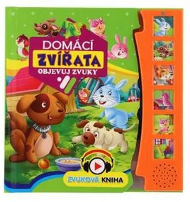 FONI Book Zvuková knížka Domácí zvírata Objevuj zvuky CZ verze 19 x 19,5 cm