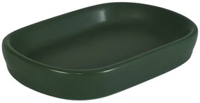 BISK Erga Nero, miska na mýdlo, tmavě zelená, ERG-08360