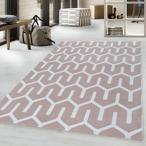 Vopi | Kusový koberec Costa 3524 pink - 80 x 250 cm