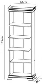 KORA a | regál KR1 | 68 cm | andersen