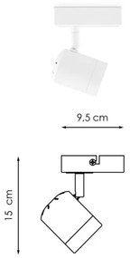 LED Stmívatelné bodové svítidlo MANU 1xGU10/5,8W/230V bílá