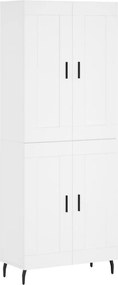 Skříň highboard bílá 69,5 x 34 x 180 cm kompozitní dřevo 3199697