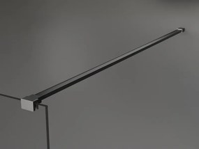 Mexen Kioto, sprchová zástěna Walk-In 65 x 200 cm, 8mm čiré sklo, grafitový profil, 800-065-101-95-00