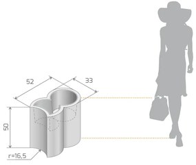 Modulový květináč ADDPOT ST-ADDPOT50