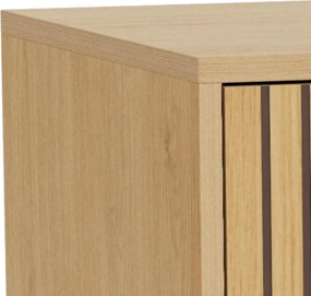 ACTONA Komoda ALBANY hnědá 80,6x40 cm
