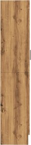 Knihovna dub artisan 82,5 x 30,5 x 150 cm kompozitní dřevo 3345216