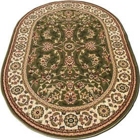 Koberec Orient N001 zelený ovál