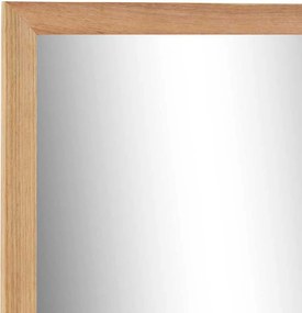 Koupelnové zrcadlo 60 x 12 x 62 cm masivní ořechové dřevo 247605