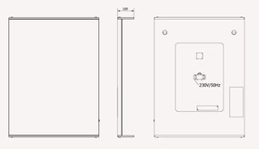 HOPA Zrcadlo s LED osvětlením OSLAVA Rozměr A - 60 cm, Rozměr B - 3 cm, Rozměr C - 80 cm - ZROSLA8060