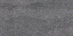 Schodovka Rako Kaamos černá 30x60 cm mat DCPSE588.1