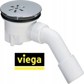 Viega Tempoplex, sifon pro sprchové vaničky o průměru 90 mm 6956EX, chromová, 364786