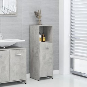 Koupelnová skříňka betonově šedá 30 x 30 x 95 cm dřevotříska - Default Title