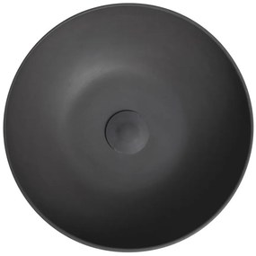 Sapho Sapho, FORMIGO betonové umyvadlo na desku, průměr 39cm, antracit, FG316