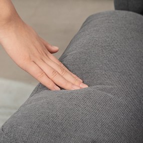 HOMCOM Nastavitelná Křeslo, TV Křeslo s jádrem z kapesových pružin, Polstrované Křeslo k Relaxaci pro obývací pokoj a ložnici, tmavě šedé, nosnost do…