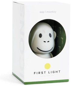 Mr Maria Dětská LED lampička Monkey Bundle of Light, bílá barva, plast