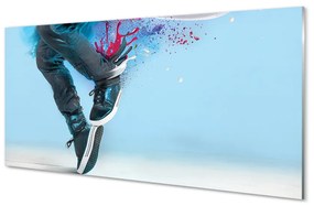 akrylový obraz Nohy barevné Ciapki 140x70 cm